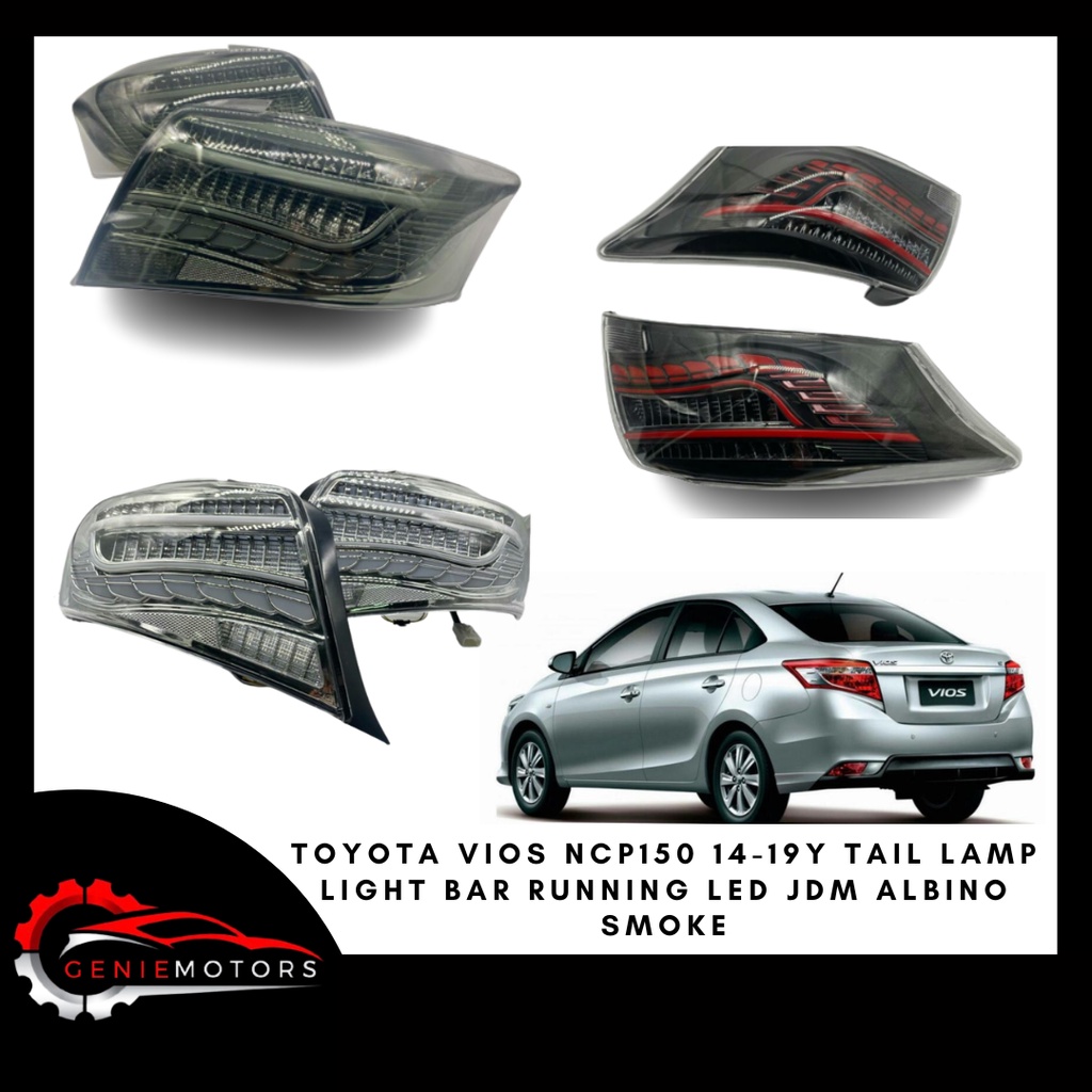 NEW MODEL TOYOTA VIOS NCP150 2014-2019 TAIL LAMP LIGHT BAR RUNNING LED ...
