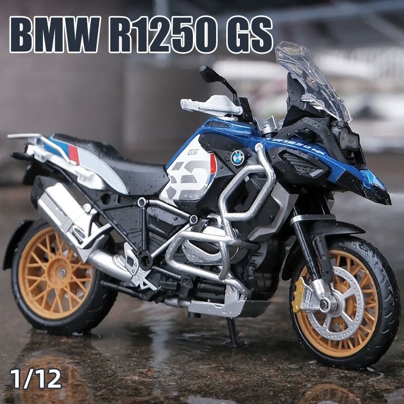 1:12 Scale BMW R1250 GS Alloy Motorcycle Model Diecast Car Sound Light ...