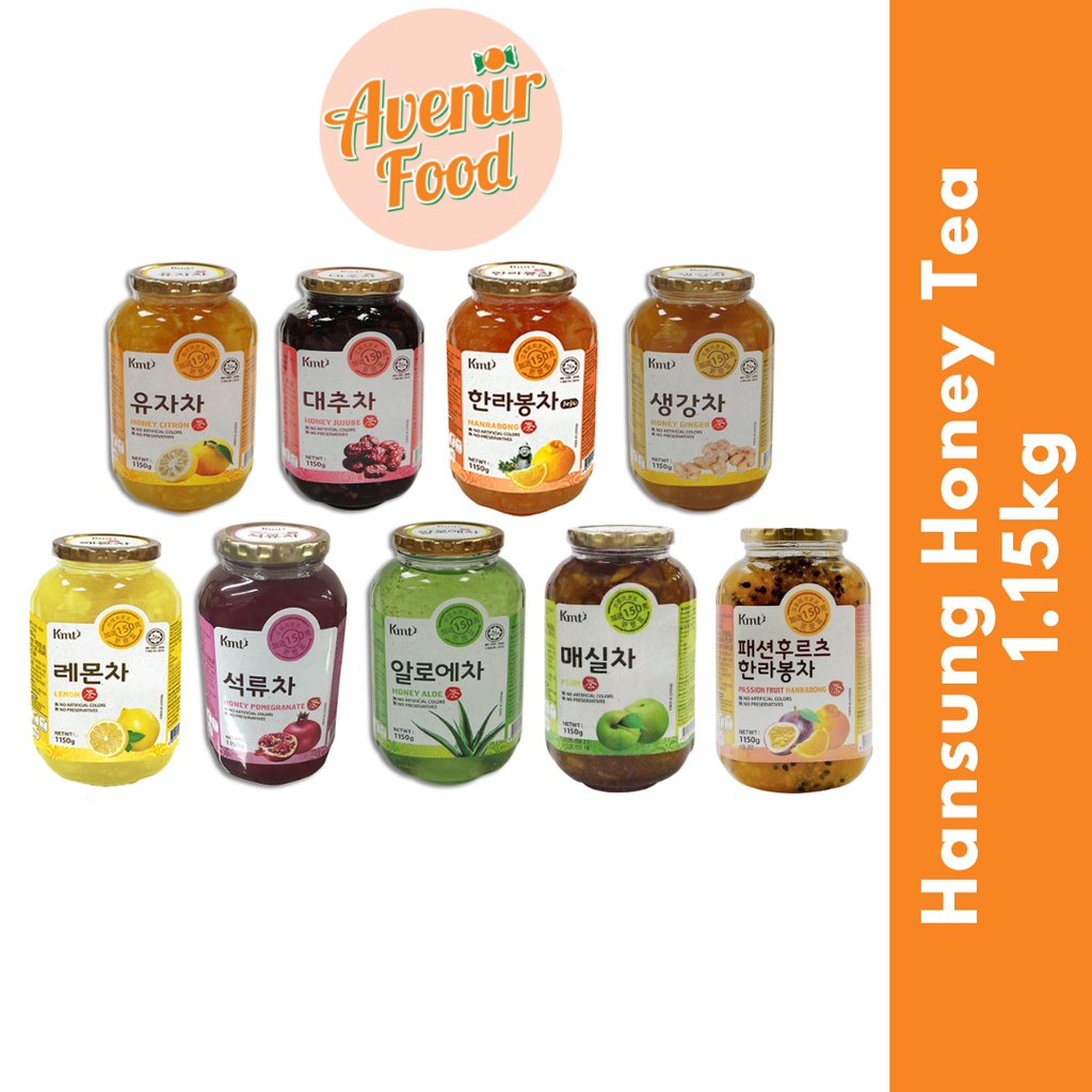 KMT Korean Hansung Honey Tea (1.15kg) [Free Packaging Box] 韩国水果茶 [Citron / Lemon / Jujube / Aloe ...