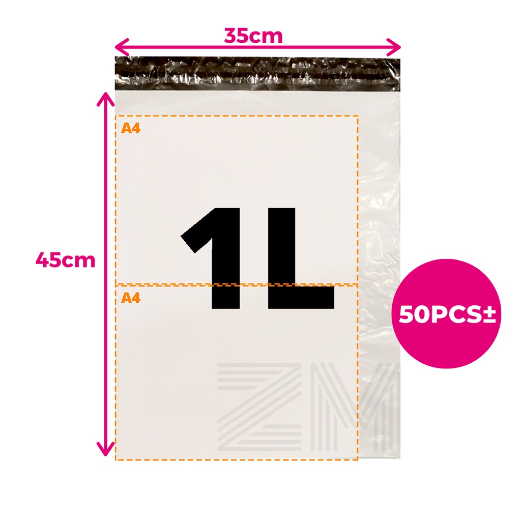 No Pocket Flyer Kurier Courier Bag Plastic Packaging Pos Bag Plastik ...