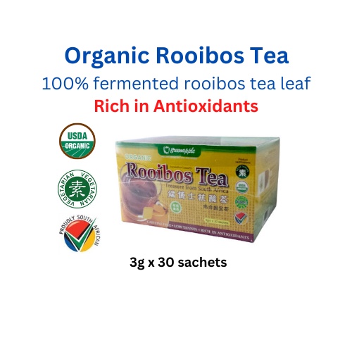 Organic fermented Rooibos Tea 有机瑞博士抗氧化茶 (3gx30 sachets) | Shopee Malaysia