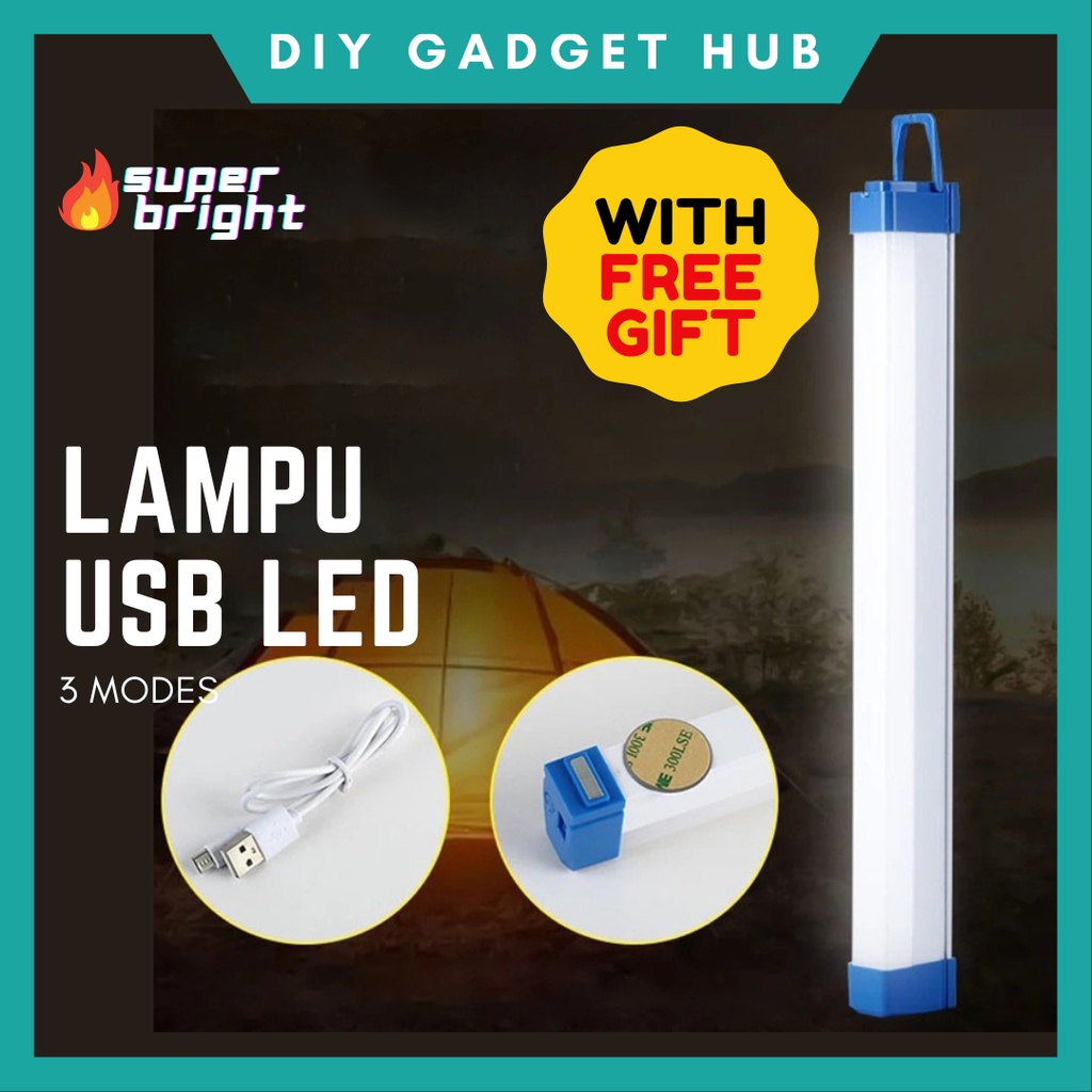 Lampu Pasar Malam Lampu Camping Niaga Lampu Mentol USB Rechargeable ...