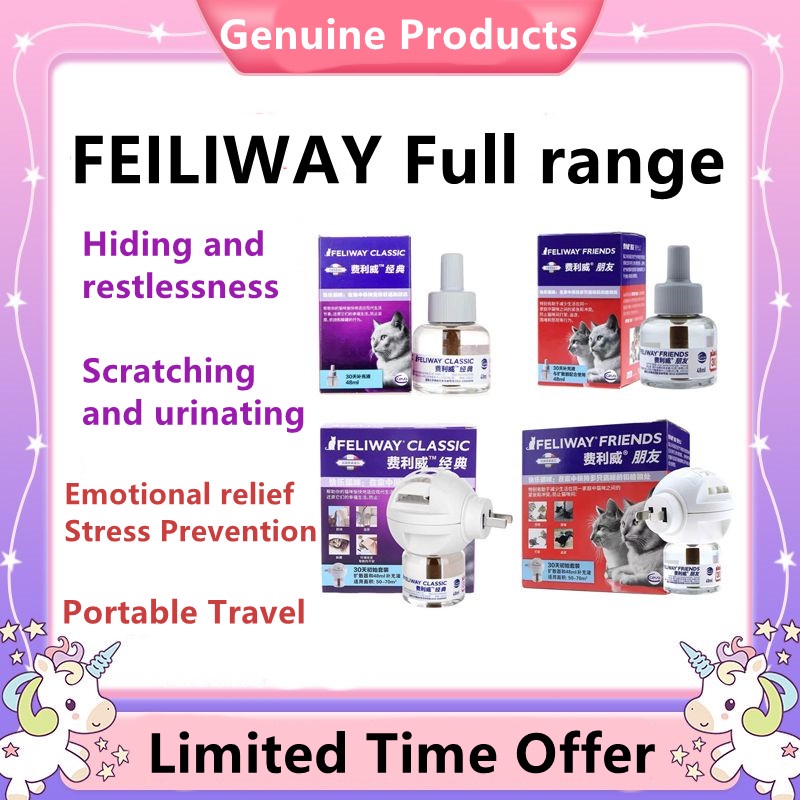 FELIWAY Classic Cat Use 48ml Spray 20ml Soothing Household Outing ...