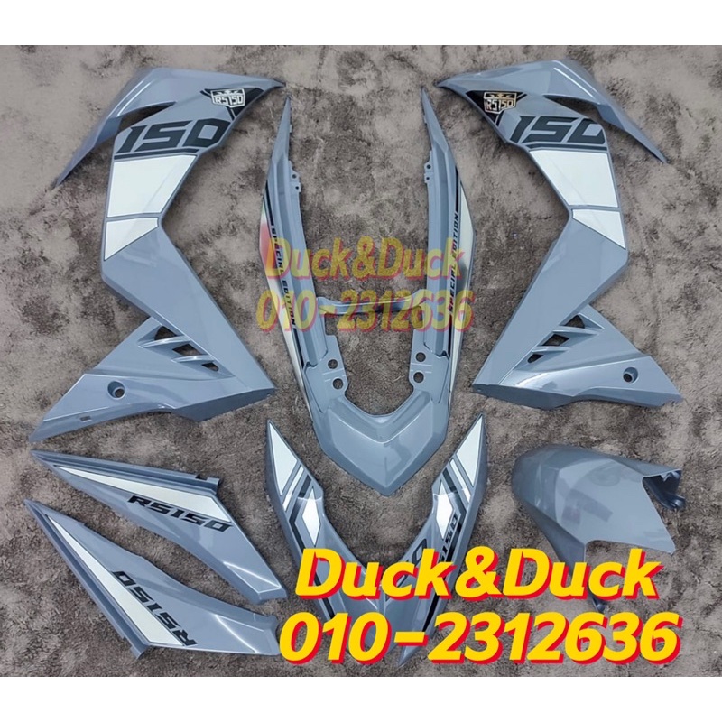 RS 150 V1/V2 COVER SET CHROME CUSTOM NARSO GREY TANAM | Shopee Malaysia