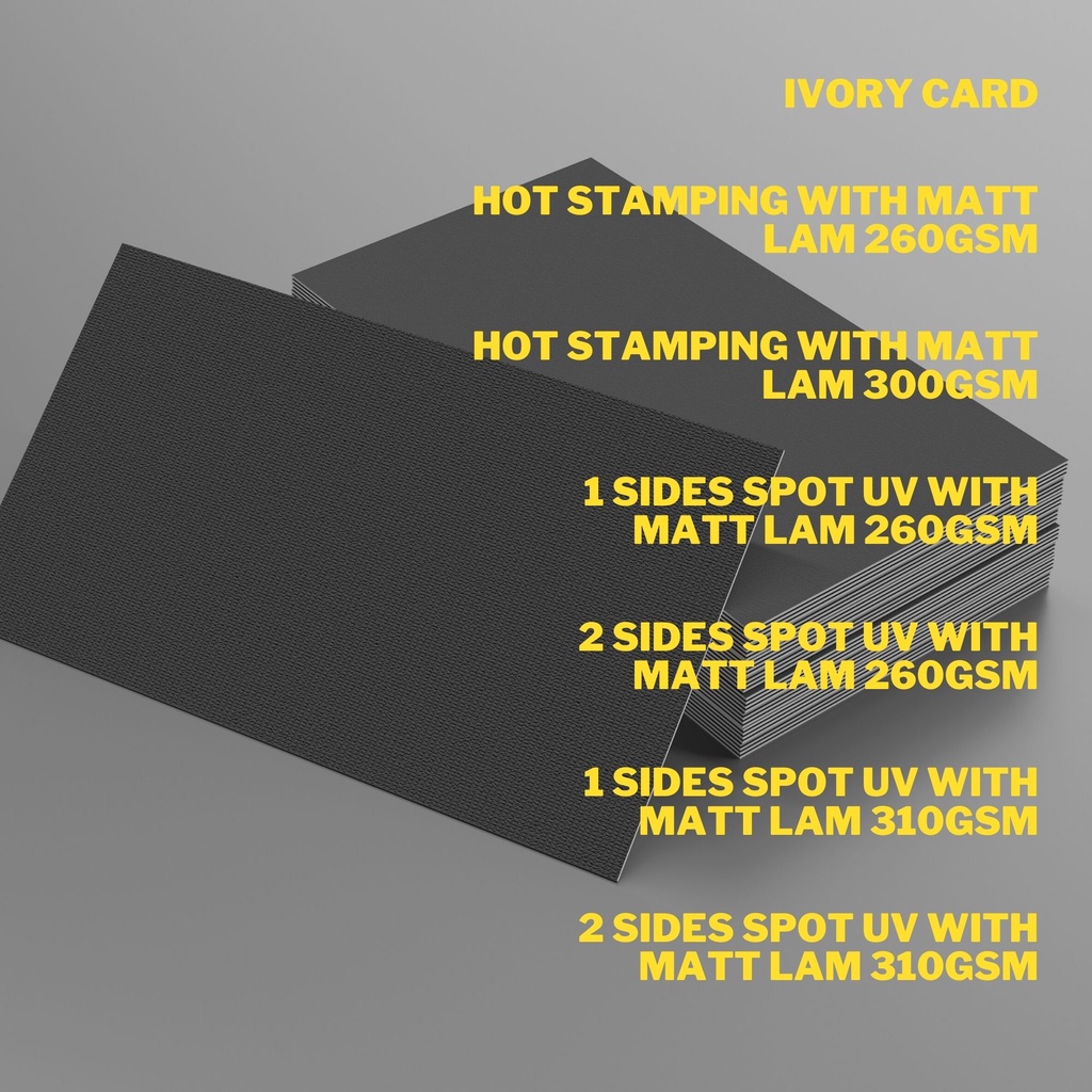 Name Card / Business Card / Thank You Card / Loyalty Card Printing SPOT ...