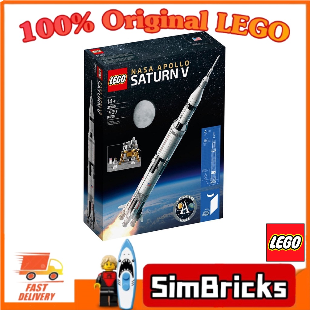(SimBricks) LEGO 92176 NASA Apollo Saturn V | Shopee Malaysia