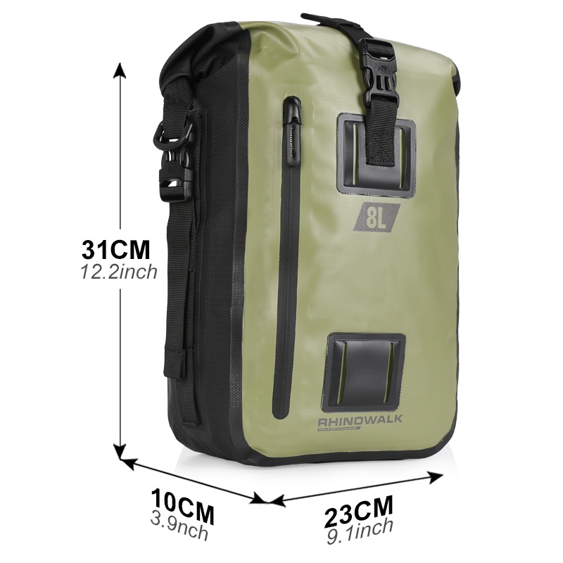 Rhinowalk Waterproof Modular Motorcycle Saddle Bag (8L-30L) | Shopee ...