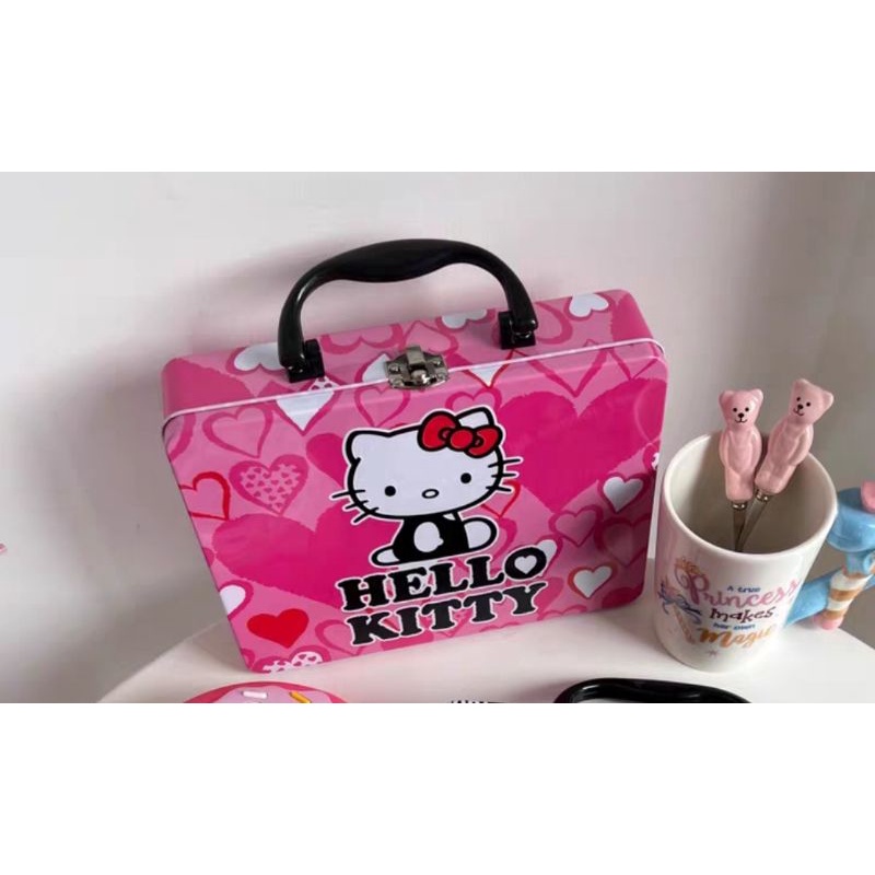 Hello Kitty Steel Suitcase Hello Kitty Storage Box | Shopee Malaysia