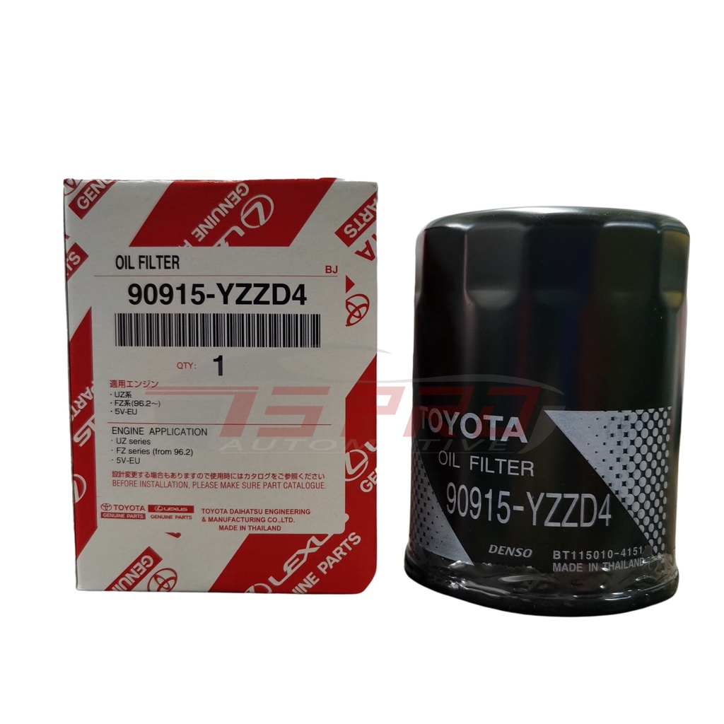 Toyota Genuine 90915-YZZD4 Oil Filter - Toyota Land cruiser UZJ100 ...