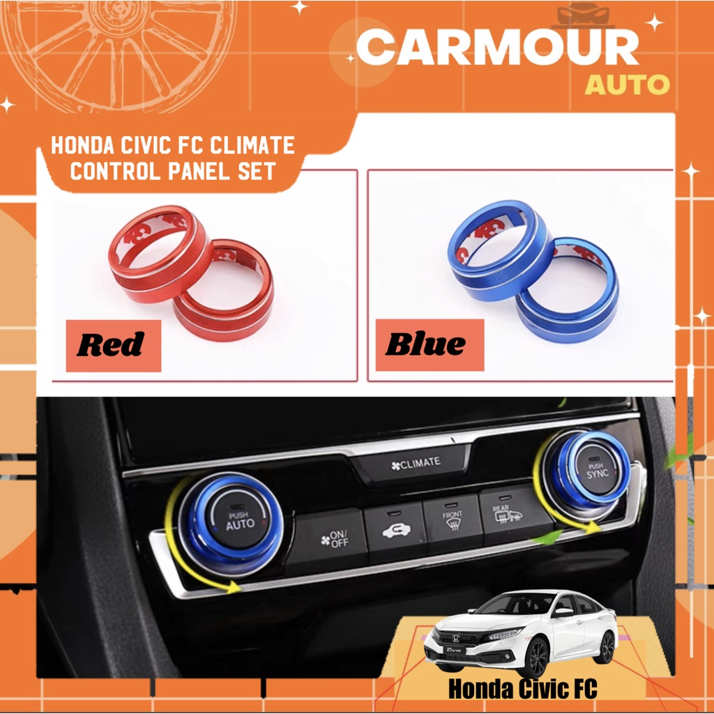 🔥Ready Stock🔥 Honda Civic Climate Control Rings | Shopee Malaysia