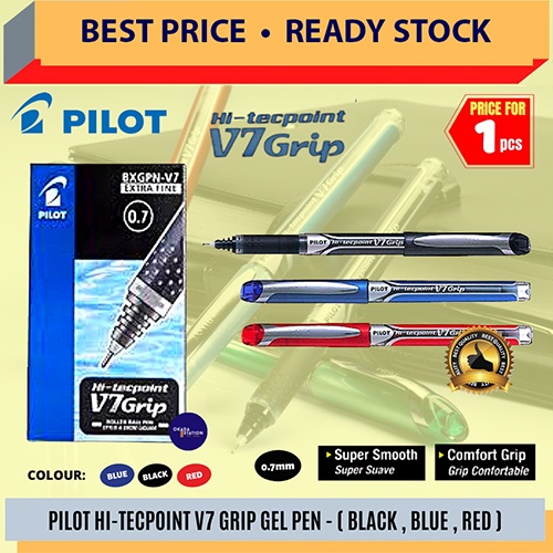 Pilot Hi-Techpoint V7 Grip Gel Pen 0.7mm / Signature Pen / Sign Pen ...