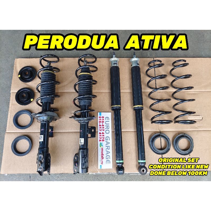 USED PERODUA ATIVA ORI ABSORBER + ORI SPRING CONDITION LIKE NEW 99.9% ...