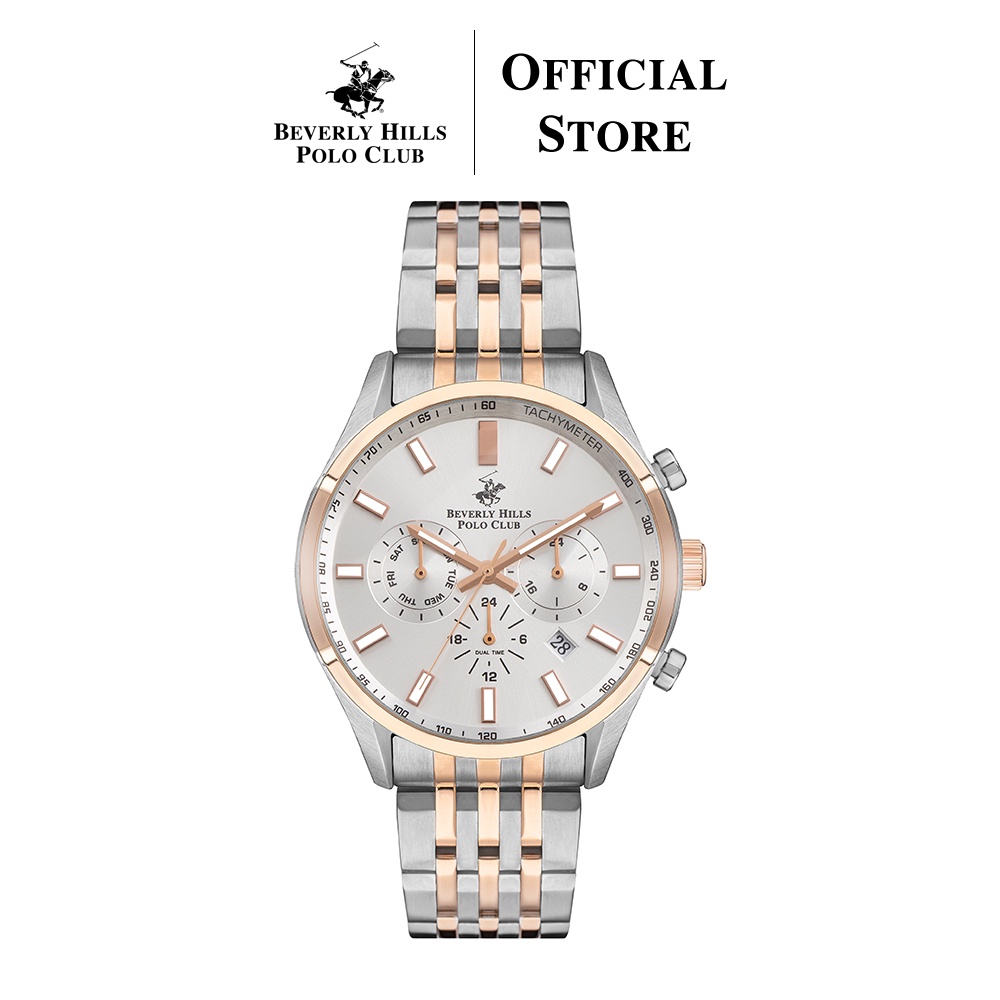 Beverly Hills Polo Club BHPC Men's Stainless Steel Quartz Watch BP3249X | Shopee Malaysia