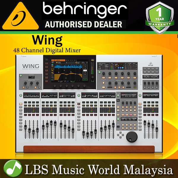 Behringer Wing 48 Channel 28 Bus Full Stereo Digital Mixing Console ...