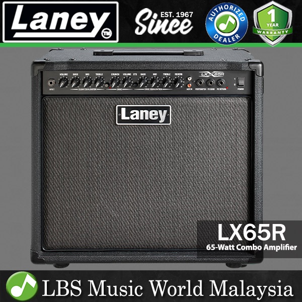 Laney LX65R 65 Watt 12 Inch Woofer Speaker Amp Electric Guitar Combo ...