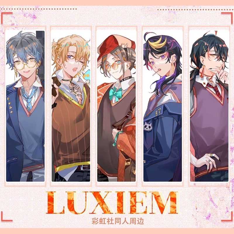 Luxiem Polaroid ALL CHARACTER MYSTA VOX IKE LUCA SHU | Luxiem| Luxiem ...