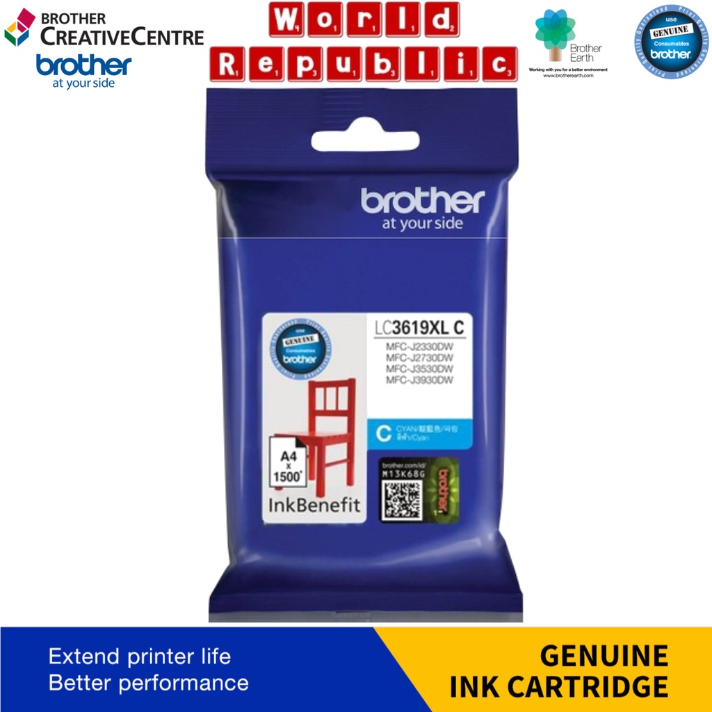 ORIGINAL BROTHER LC-3619XL 3619XL LC3619 LC3619XL LC3617BK LC3617 LC ...