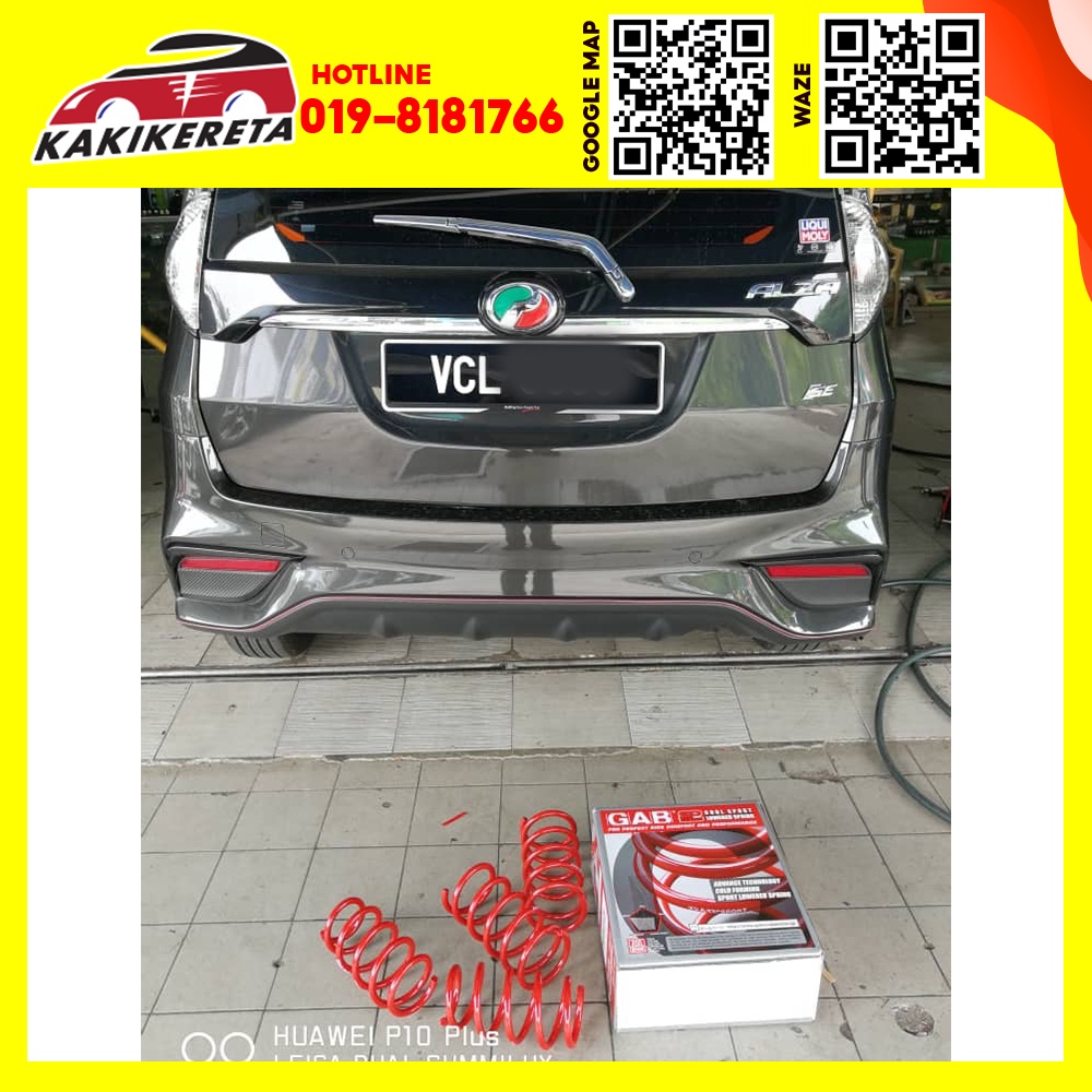 [READY STOCK] Best🔥GAB SP SPRING SPORT LOWERED PERODUA MYVI VIVA AXIA ALZA KELISA BEZZA | Shopee ...