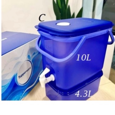 *Red/Royale blue*Tupperware Water Wonder dispenser All 10L 10.0L With ...
