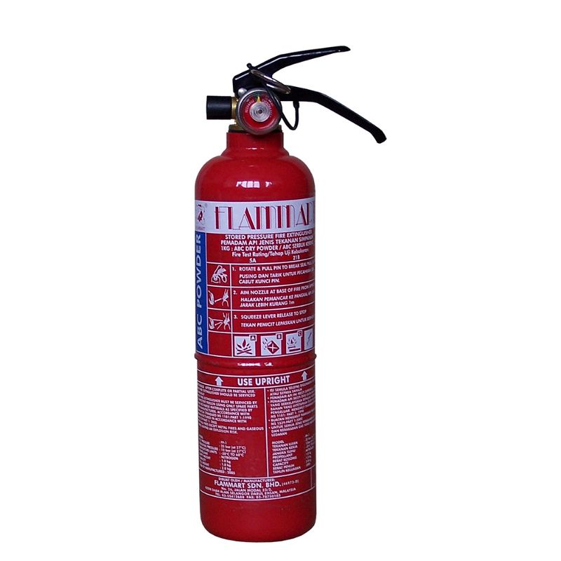 Alat Pemadam Api Flammart 1kg Fire Extinguisher Portable Bomba ...