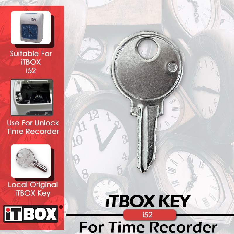 iTBOX Key For Time Recorder i52 | Key For iTBOX Punch Card Machine i52A ...