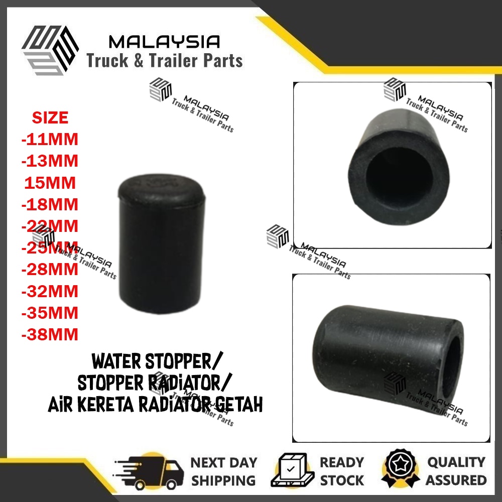 Water stopper / water stopper radiator/ Air Kereta Dan Lorry Radiator Getah 11mm 13mm 15mm 18mm ...