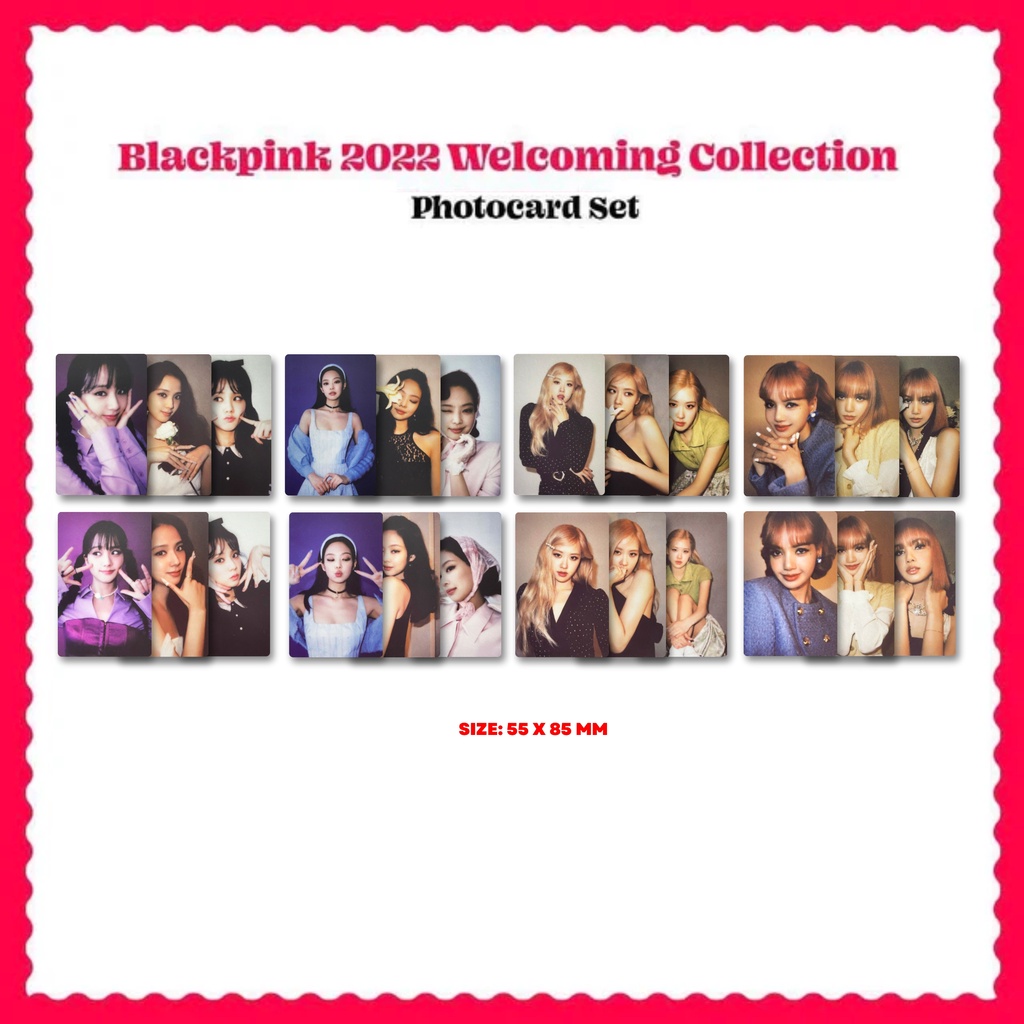 [Photocard] Blackpink Welcoming Collection 2022 - Photocard Set | Shopee Malaysia
