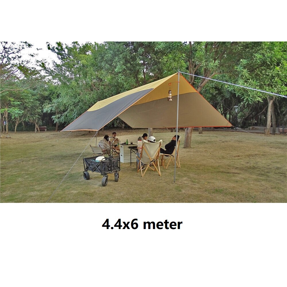 EcoSport 6x8 / 4.4x6 Meter Waterproof Big Flysheet Set Coffee Big Tarp ...