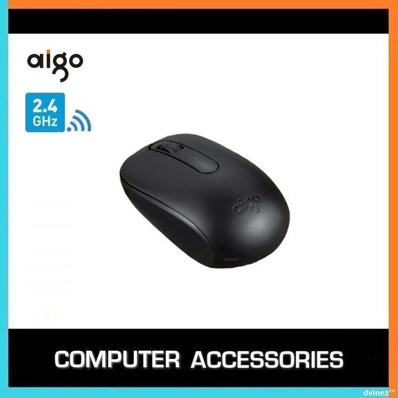 Aigo Office Student Basic Comfort USB Wireless 2.4GHz Desktop PC Laptop ...