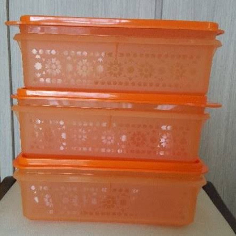 Tupperware B2b Snack Stor Tupperware orange(1) | Shopee Malaysia
