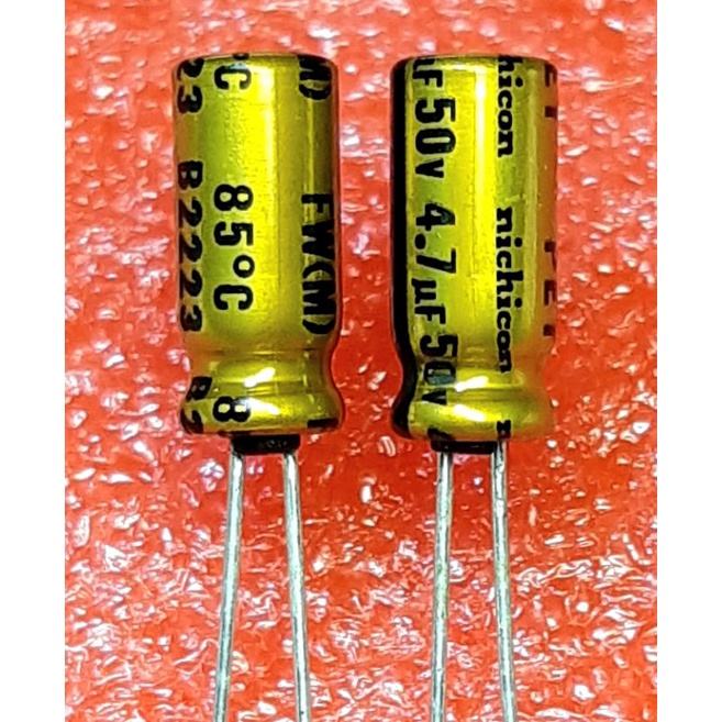 Nichicon FW 4.7uf 50v capacitor | Shopee Malaysia