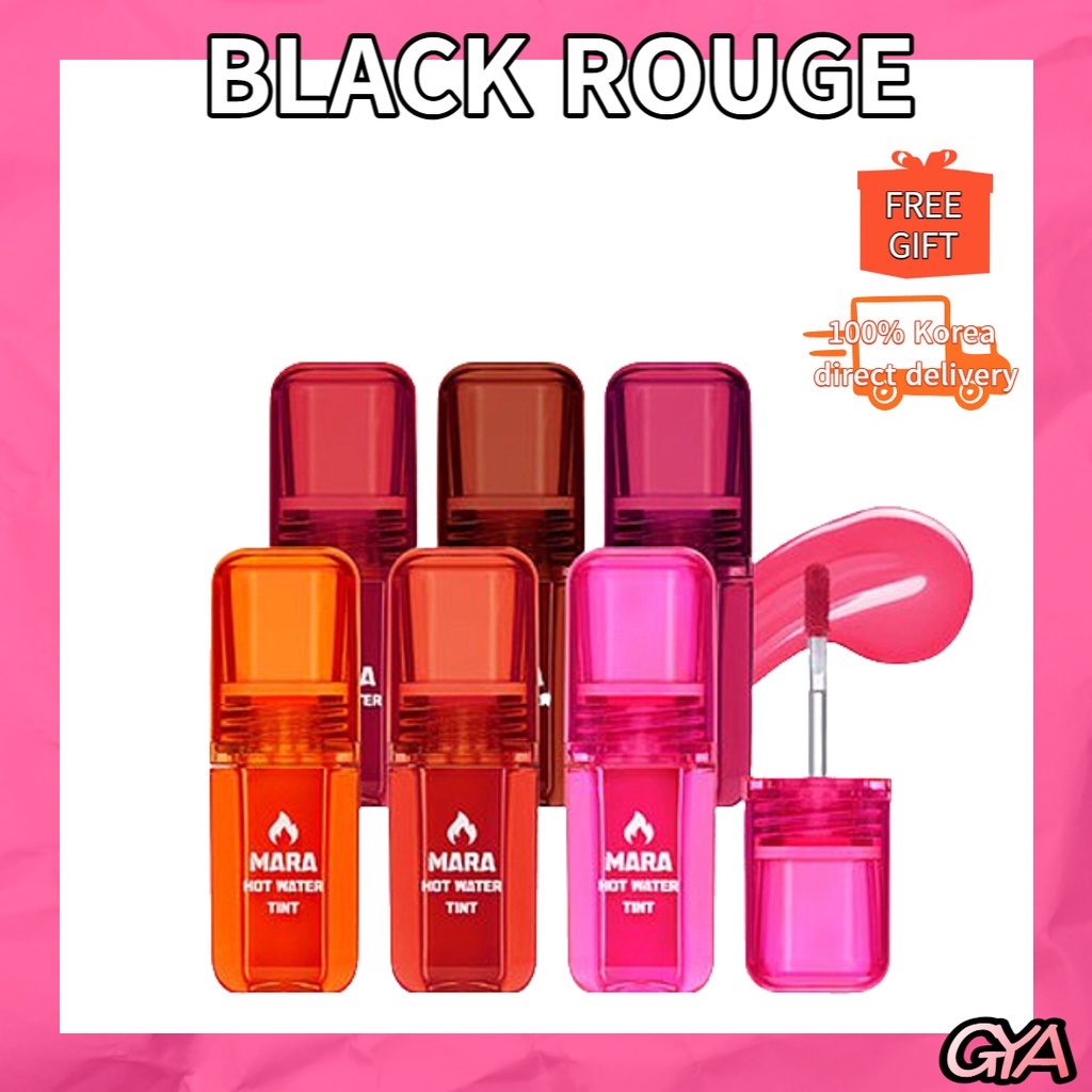 [BLACK ROUGE][6 colors] Mara Hot Water Plumping Lip Tint 4.5g | Shopee ...