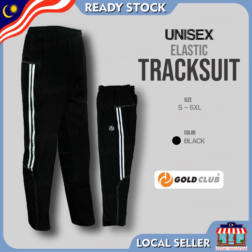 𝐆𝐎𝐋𝐃 𝐂𝐋𝐔𝐁 Unisex Elastic Track Bottom/ Seluar Sukan Sport #SP 1818 ...