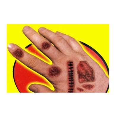 Fake Wounds Ghost Decorations Wound Decoration Equipment Halloween ...