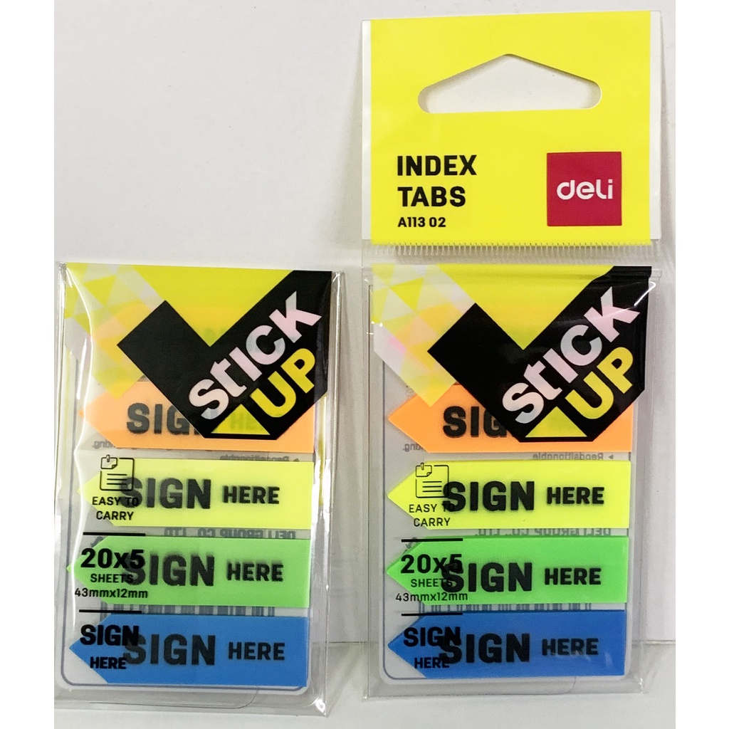 Sign Here A113 sticky notes (signment markers, page markers) | Shopee ...