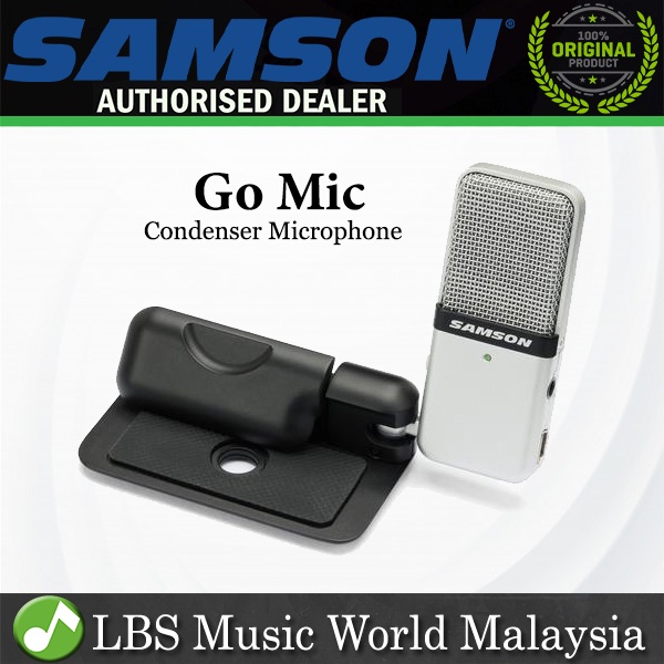Samson Go Mic Portable Clip On USB Condenser Microphone (GoMic ...