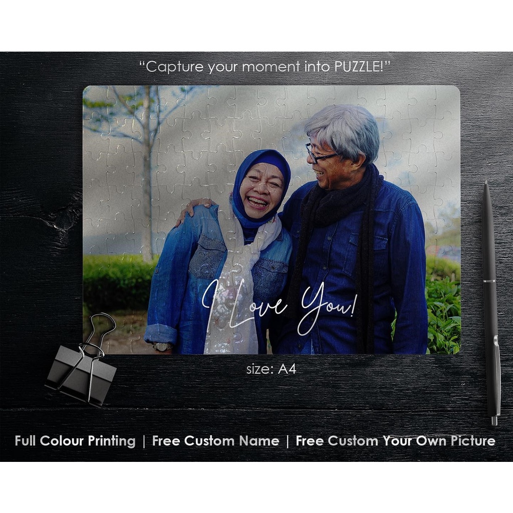 [Fast] your Photo Print Puzzle Jigsaw A4 A5 Size Birthday Gift ...
