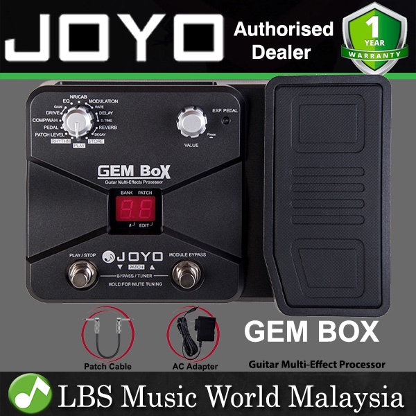 Joyo GEM BOX Multi Effects Guitar Pedal Processor 8 Effect Modules ...
