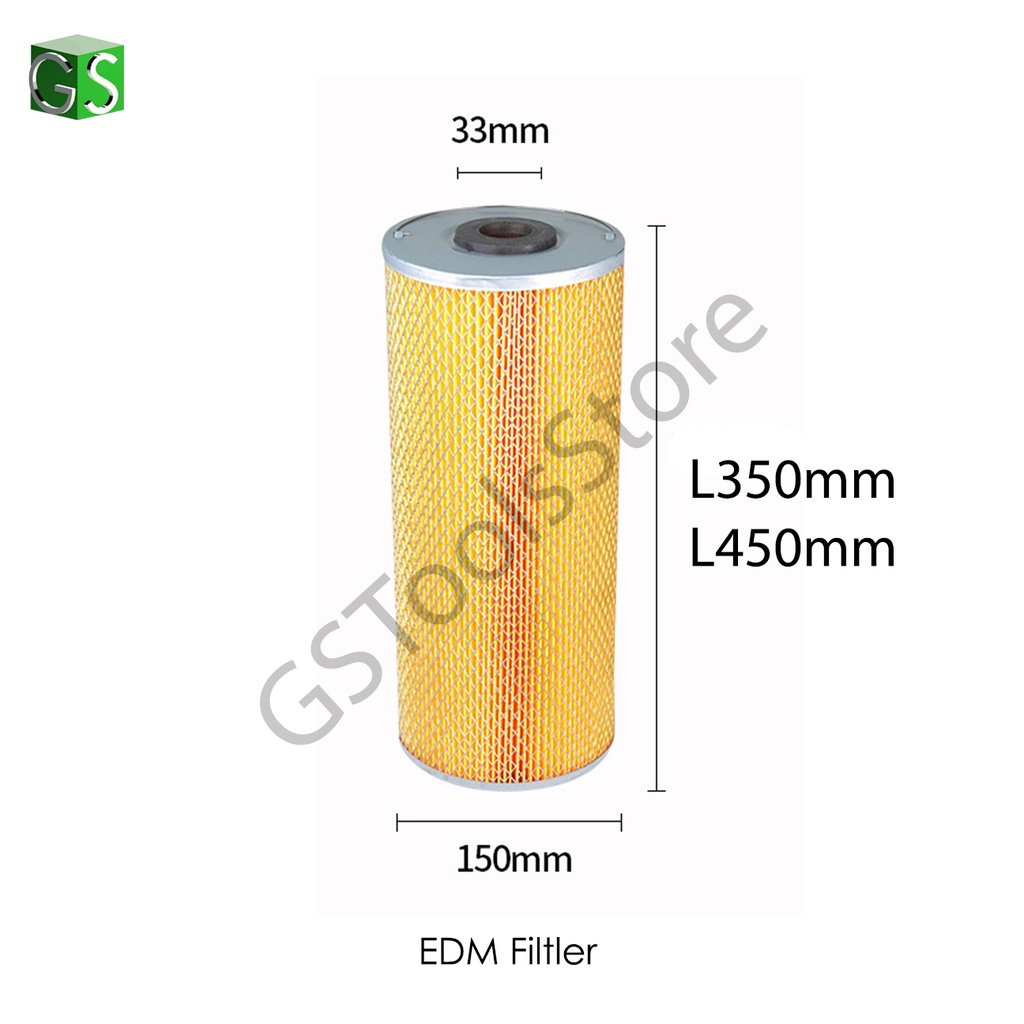 EDM & SUPER DRILL Machine Oil Filter (Yellow) OD150mm x ID33mm x ...
