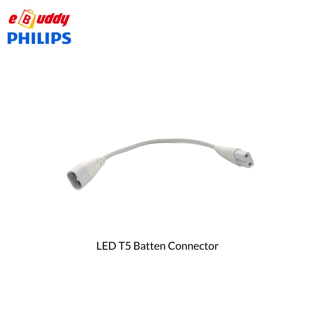 PHILIPS LED T5 Batten Power Chord And Connector [Ready Stock] | Shopee ...