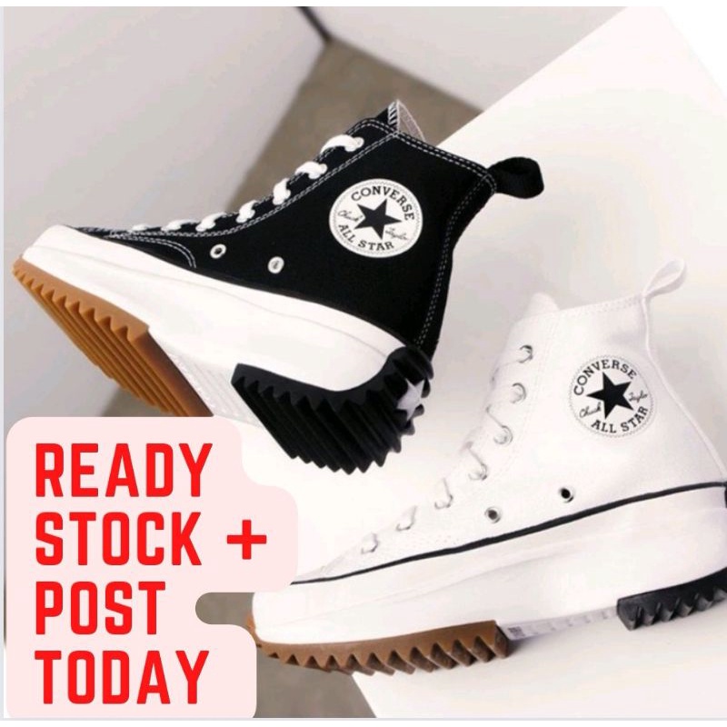 KOREAN STYLE CONVERSE RUN STAR LOW/HIGH CUT CANVAS SNEAKERS FOR GIRLS ...