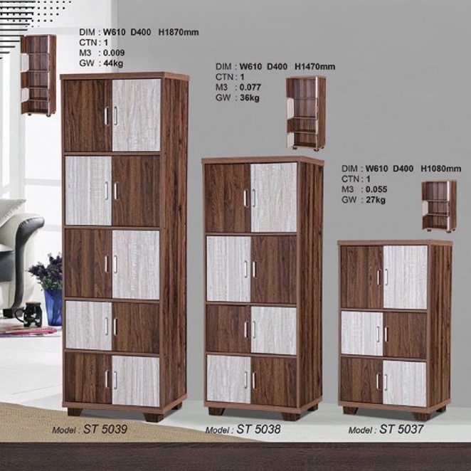 Storage Cabinet/Multipurpose Cabinet/Office Book Shelf/Almari Buku ...