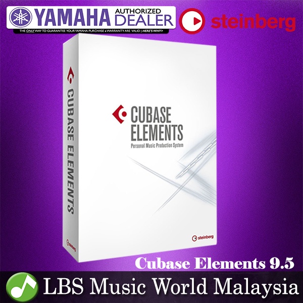 Yamaha Steinberg Cubase Elements 9.5 Studio Recording Software *Indent ...