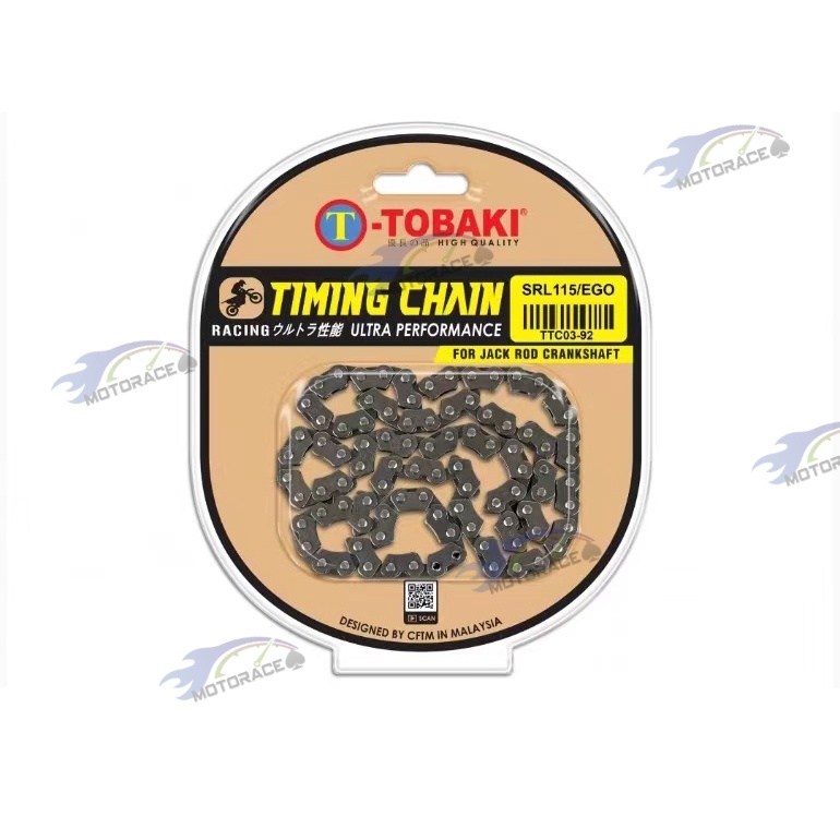 TOBAKI RACING TIMING CHAIN 92L SRL115 / EGO YAMAHA (FOR JETROD ...