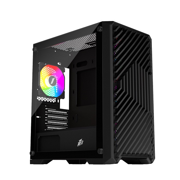 1st Player T5 BLACK WHITE Gaming Case Chassis Casing M-ATX PC Cases RGB ...
