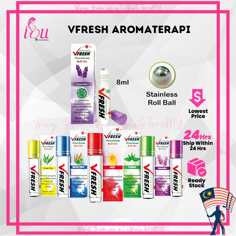 Vfresh Aromatherapy Care Oil Roll On Aromaterapi Aroma Aromatherapi ...