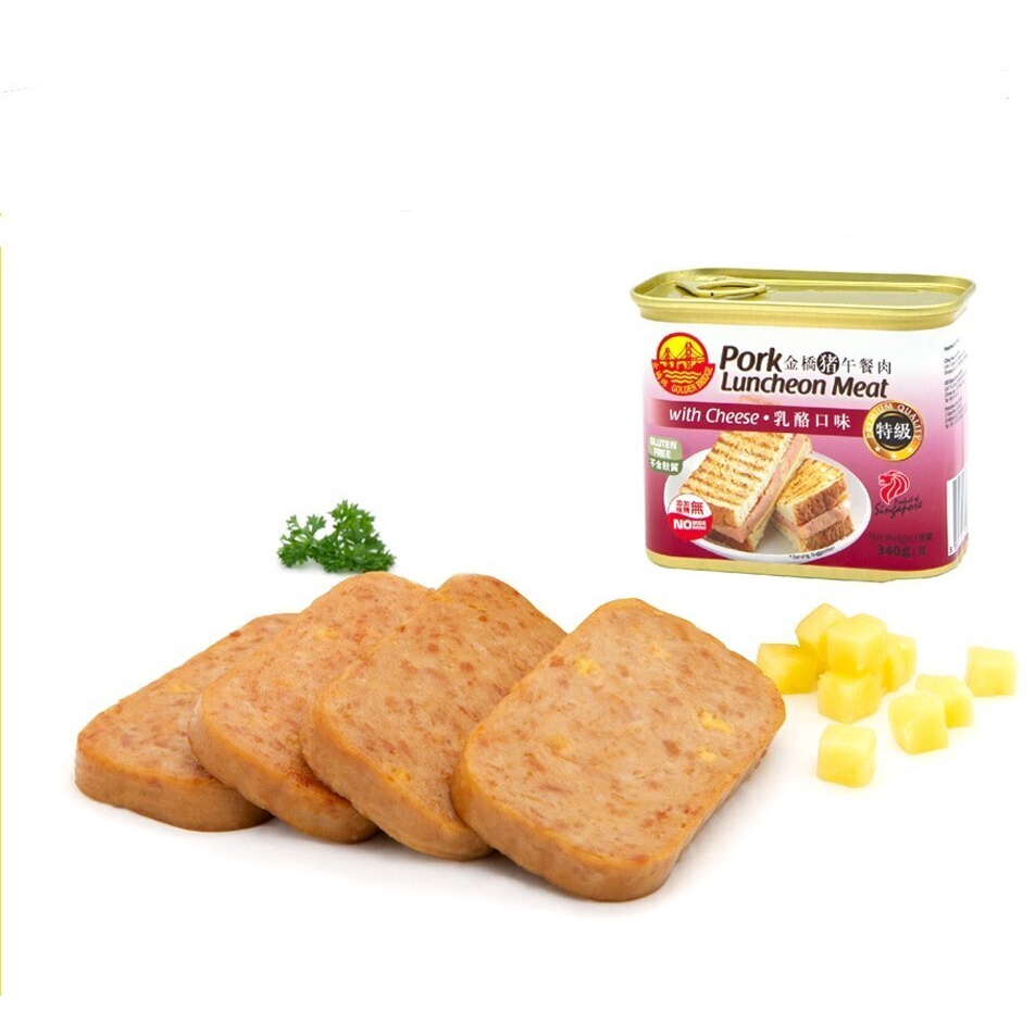 GB PORK LUNCHEON MEAT (CHEESE) 金桥特级芝士午餐肉 340G | Shopee Malaysia