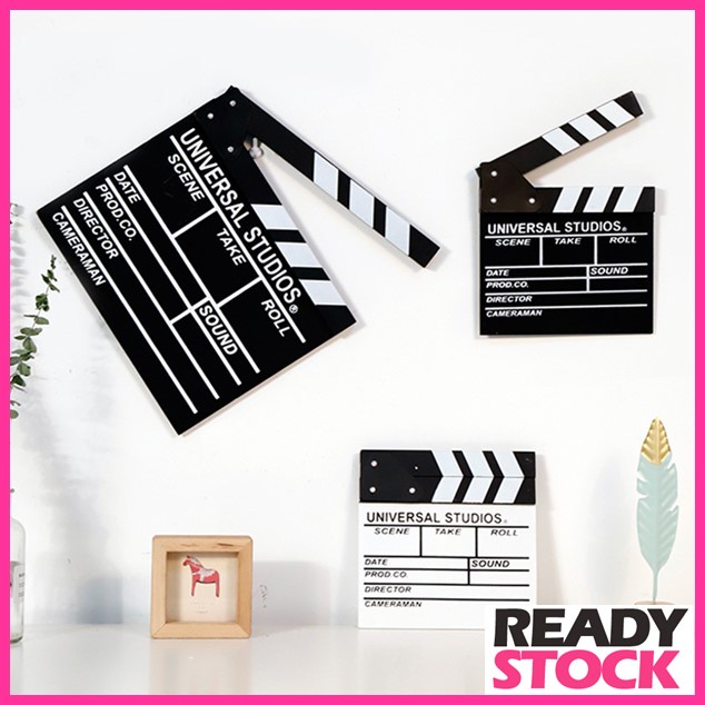 🇲🇾Ready Stock🇲🇾 Director's Film Clapboard Action Scene Clapper Board ...