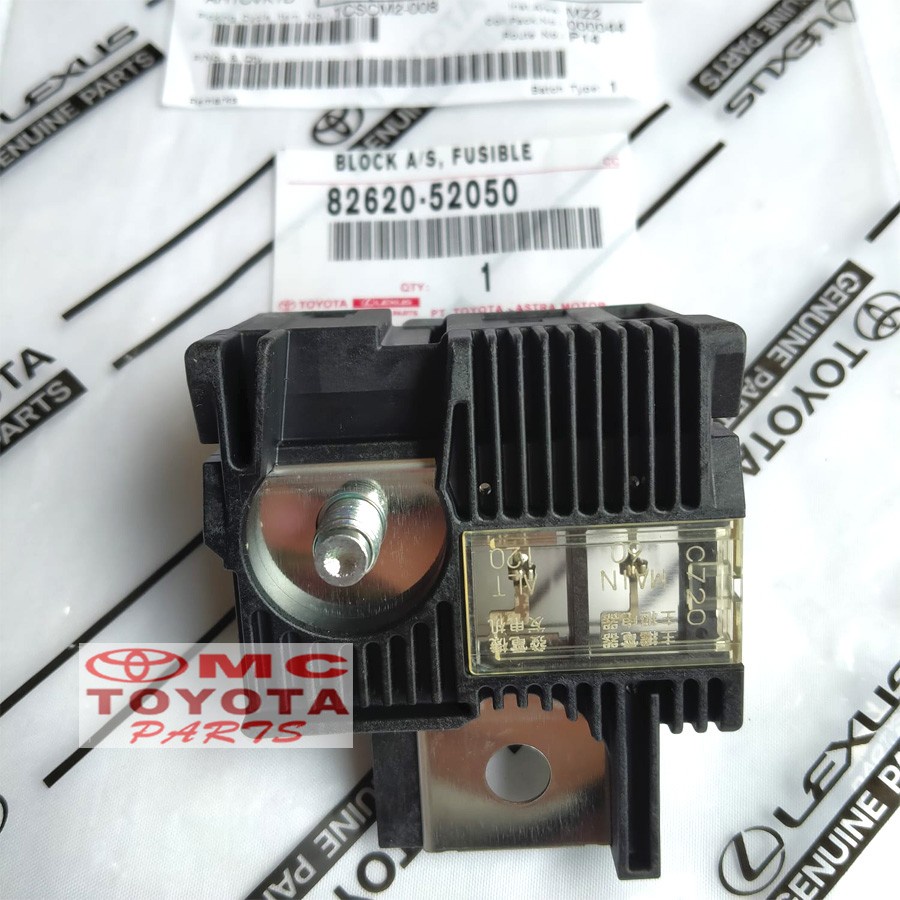 Block Fusible Fuse Link Fuse Box Yaris Vios Etios 82620-52050 | Shopee ...