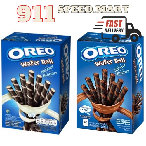 [911] Oreo Wafer Roll With Cream 54gm (2 Flavor) | Shopee Malaysia